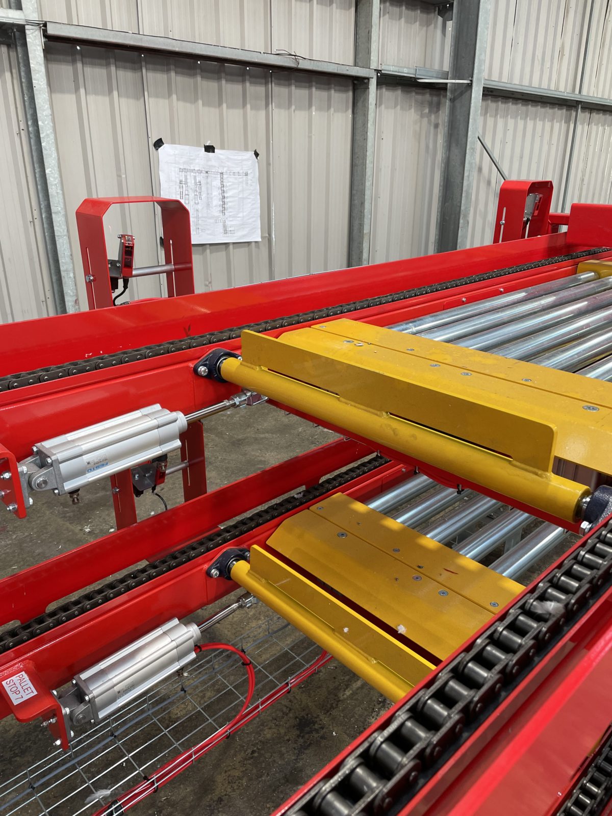 Pallet Transfer Conveyor - AJF Projects