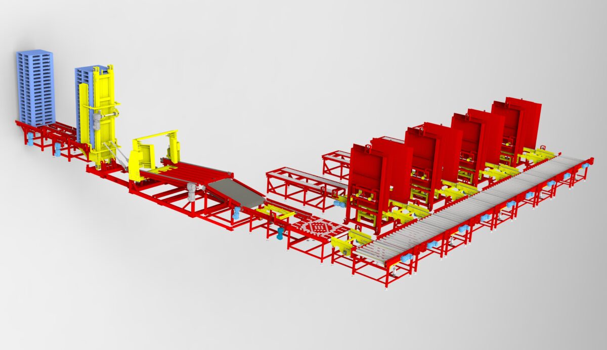 Pallet Stack Tipper - AJF Projects